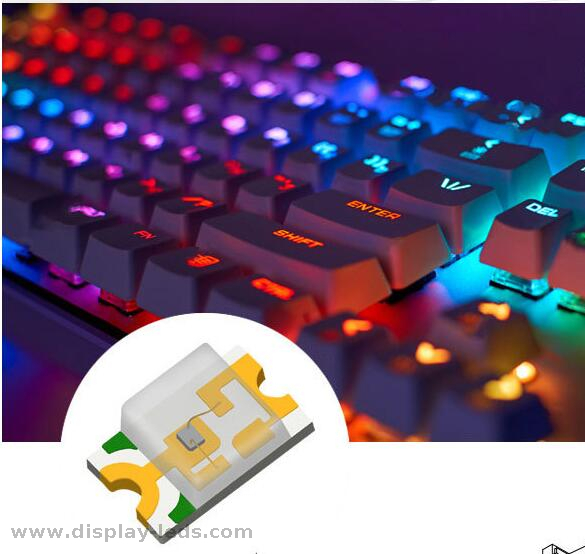 0805 RGB 2012 SMD Chip LED RoHS Compliant with 2.0(L) X1.2 (W) mm from ...